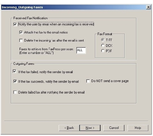 Configuring the FaxPress Enterprise Xerox Interface